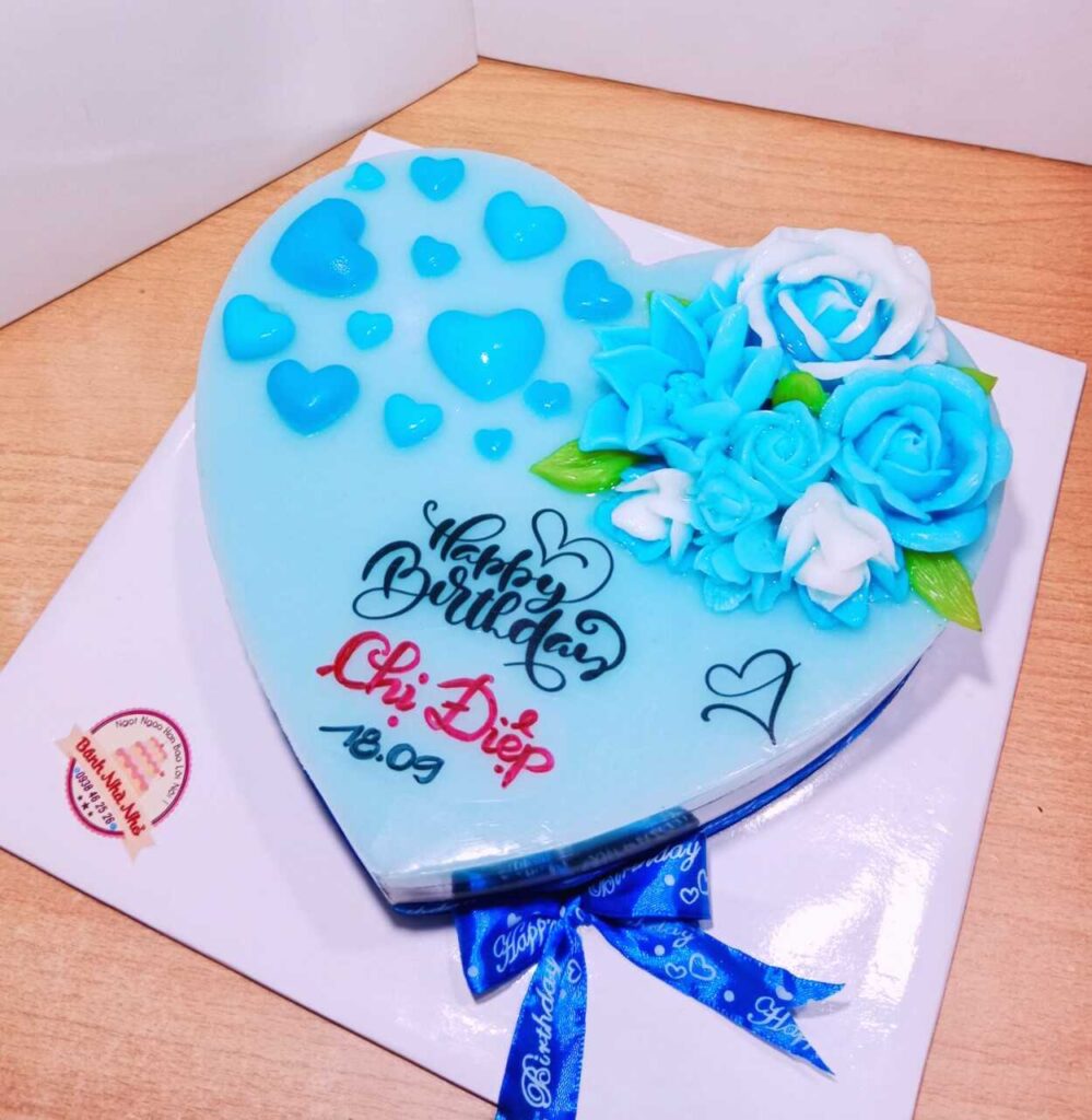 20 Mẫu bánh sinh nhật rau câu 4d cho nữ đẹp